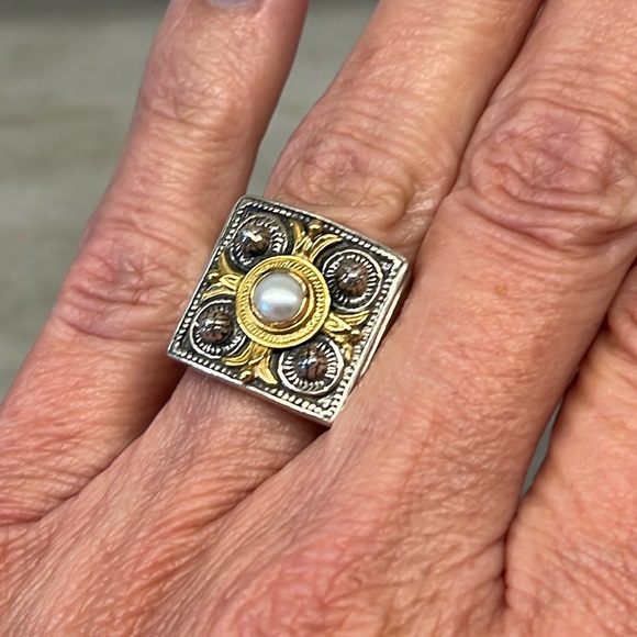 Konstantino | Jewelry | Konstantino Small Pearl Ring | Poshmark